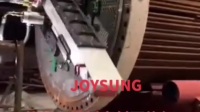 换热器管板密封面修复,冷凝器法兰密封面加工,便携式法兰车床