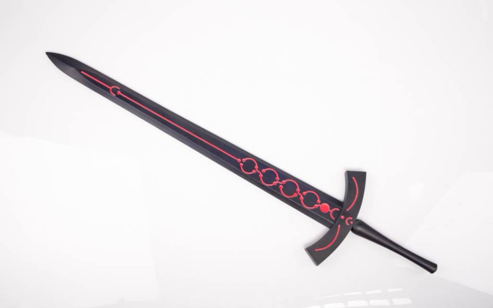 3Dmax建模——Fate Stay Night HF线中黑化Saber的武器(10倍速)教程