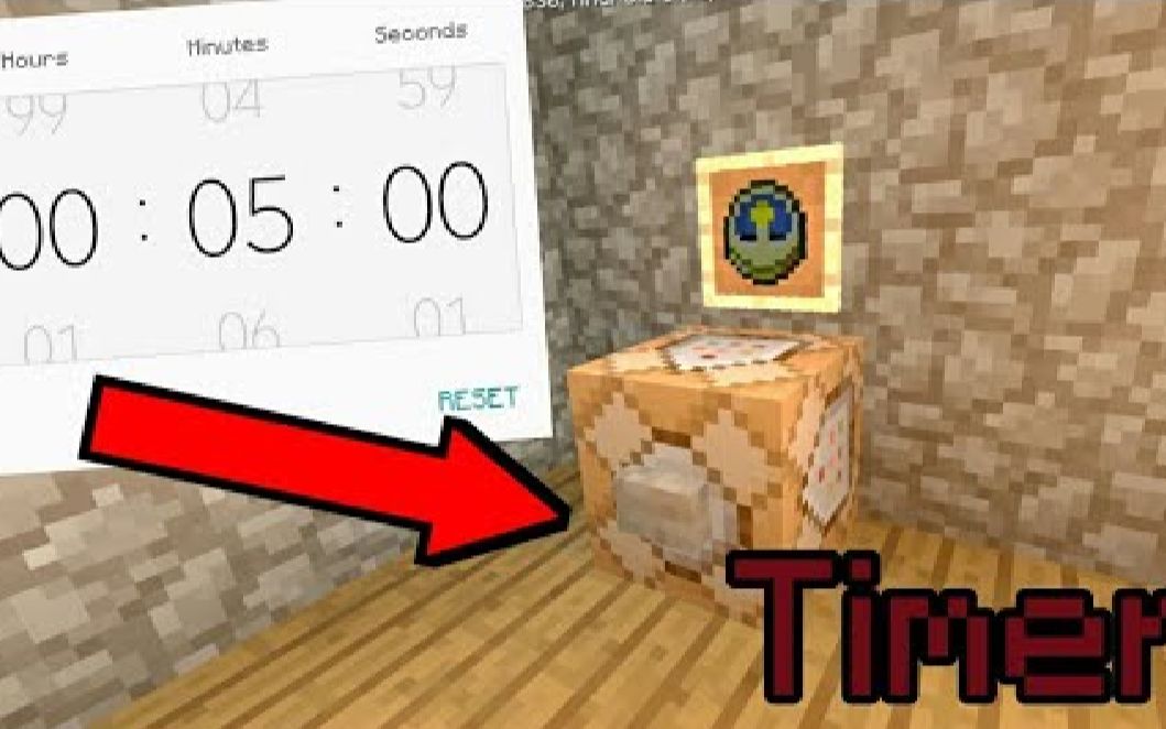 [MCPE]如何制作出一个计时器