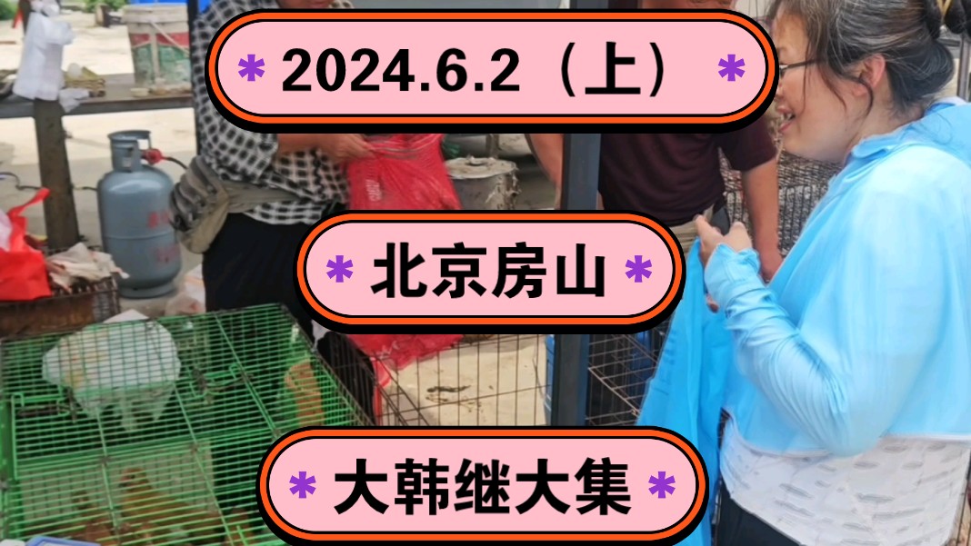 2024.6.2(上)北京房山《大韩继大集》赶集时间表大全,特别便宜!一起...
