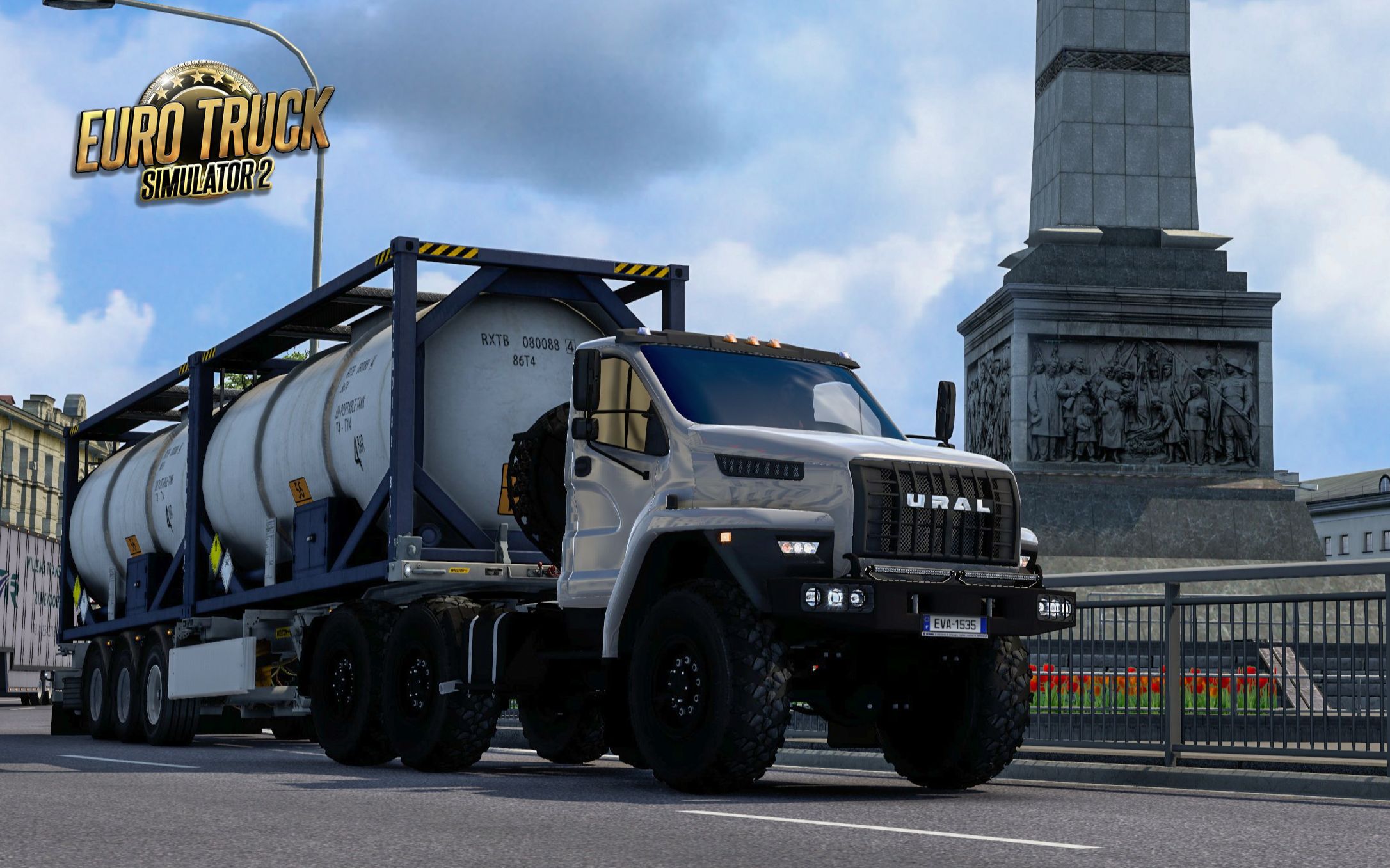 《欧洲卡车模拟2》开着越野卡车却在铺装路上行驶 Euro Truck ...
