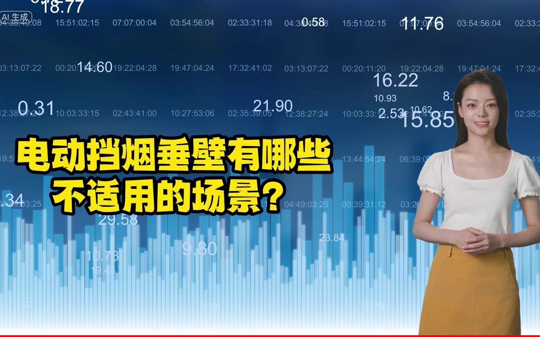 电动挡烟垂壁有哪些不适用的场景?