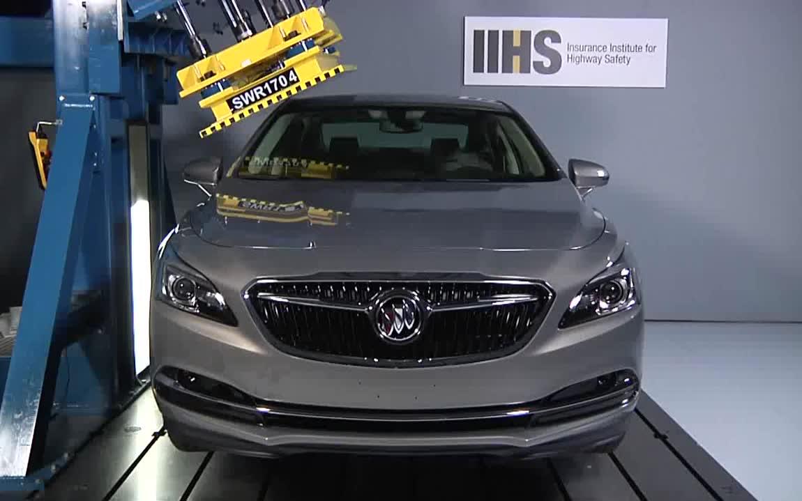 2017款 别克 君越 美国高速安全保险协会 车顶强度测试