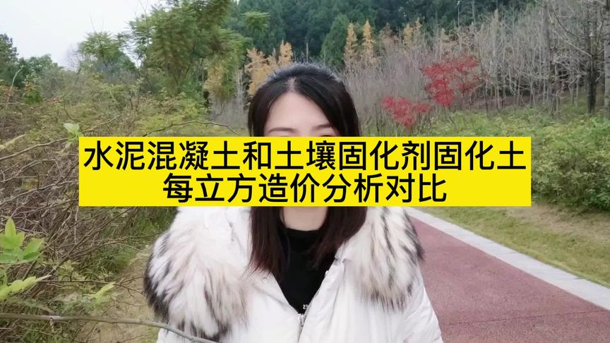 水泥混凝土和土壤固化剂固化土每立方造价分析对比