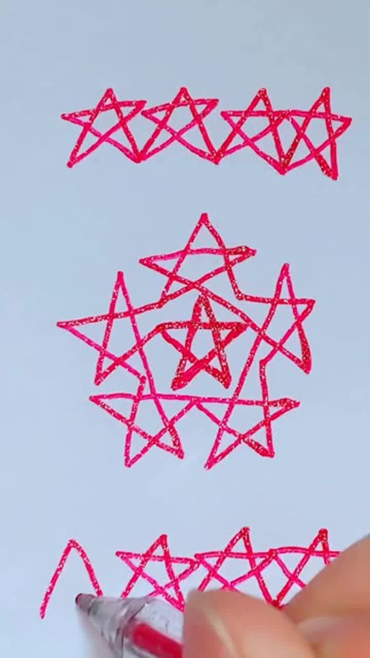 画五角星我学废了