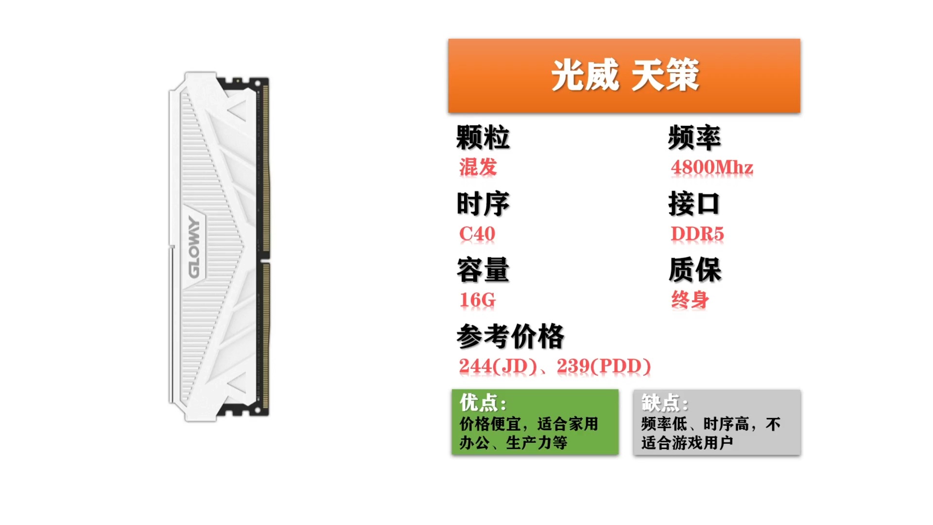 【2024年8月内存推荐】 小白该怎么选择内存条?DDR5内存条目前...
