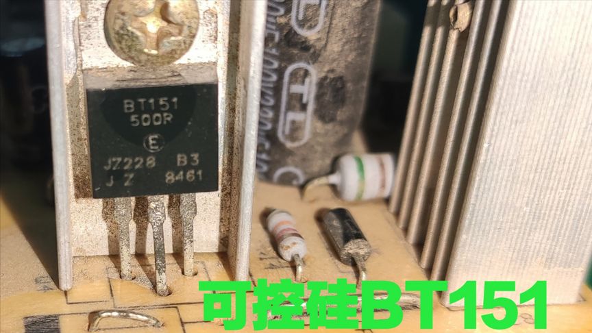 电动车充电器输出防反接电路,单向可控硅BT151工作过程
