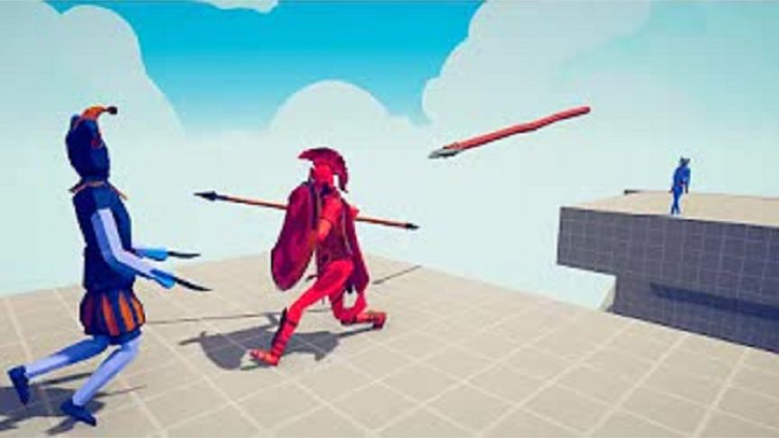 全面战争模拟器:小丑和长矛兵的前后夹击,这个小丑是真溜啊