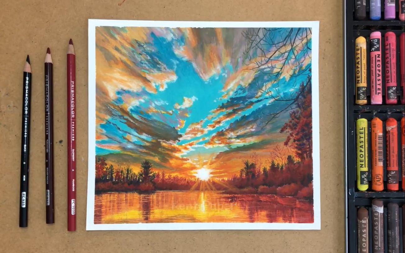 总把油画棒画成蜡笔涂鸦?这个教程或许能救你出来