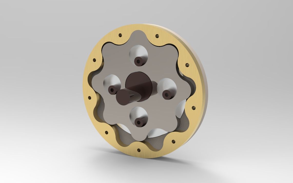 摆线减速器建模过程,软件用的是Solidworks