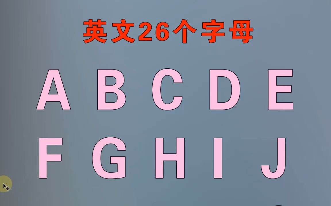零基础学英语,英文26个大小写字母的记忆方法!