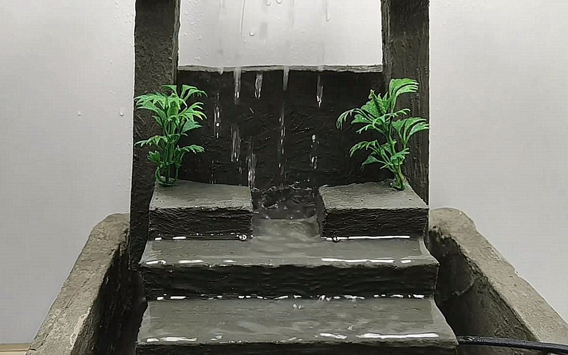 变废为宝DIY,桌面小喷泉的制作方法,简单又有创意!