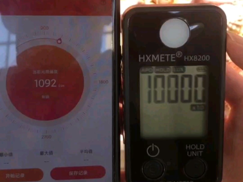 20块照度计跟手机app差别