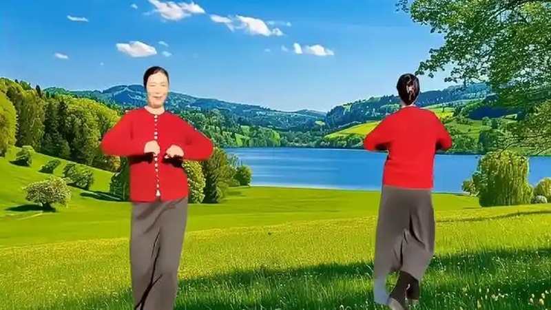 《百鸟朝凤》歌醉舞美,正背面演示好看易学