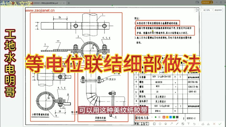 总等电位联结细部做法,为啥需要预埋接线盒?它的作用是什么?