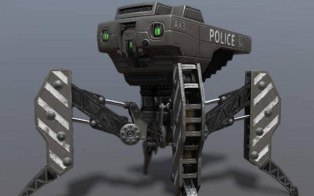 机器人的模型制作-3Dmax建模