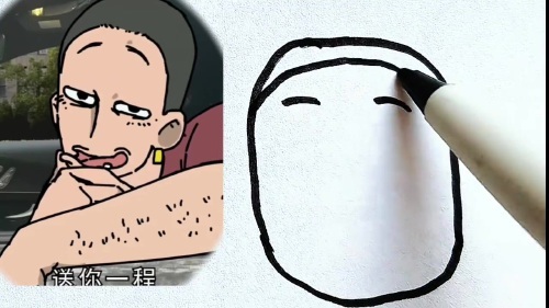 我自己有车,简笔画,少儿创意美术,儿童画