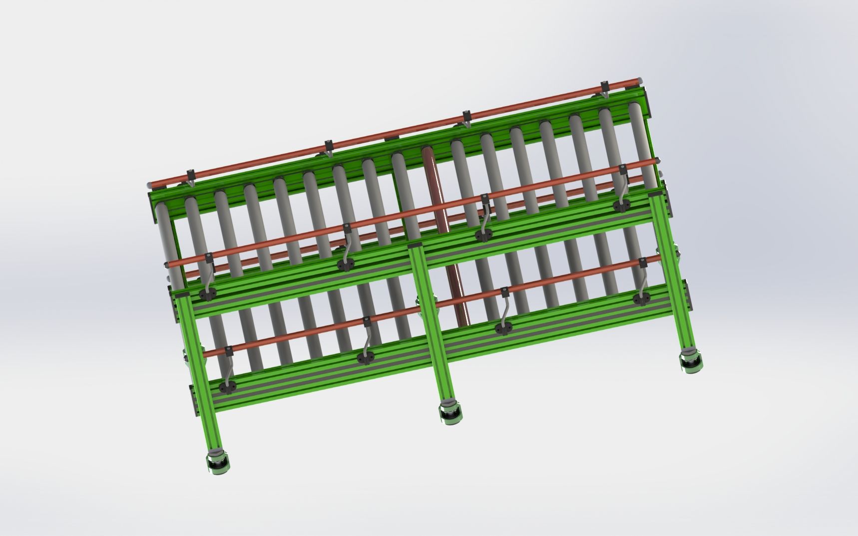 solidworks非标机械设计:滚筒输送线的设计有哪些?