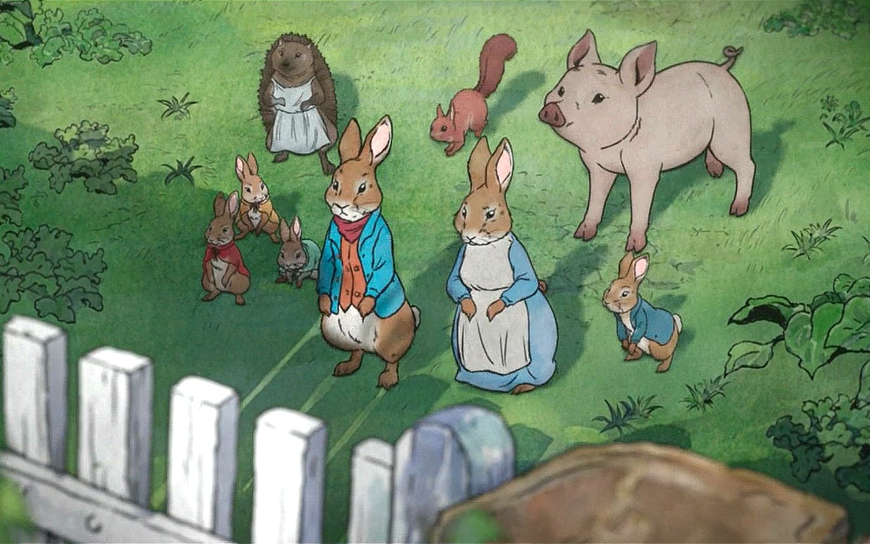 《比得兔》整部影片中最令人心痛的片段:比得兔失去父亲(插画版)