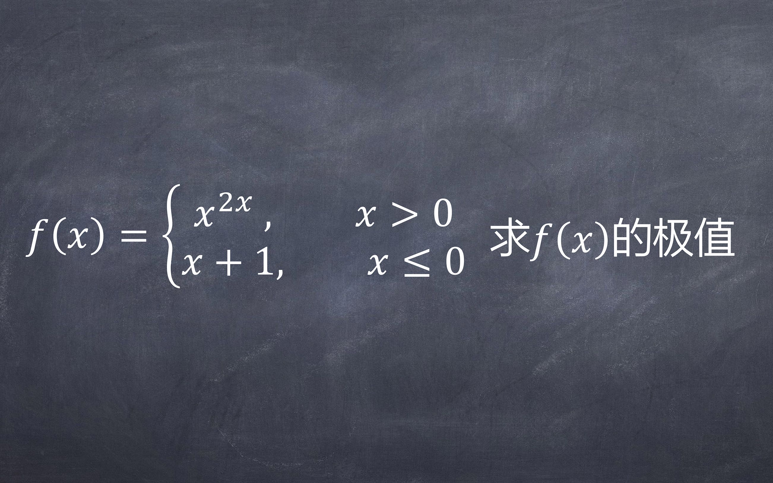 Tom每日讲好题 | 23考研027:求函数极值,千万别遗漏间断点!
