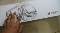 北京公交1路公交车模型
