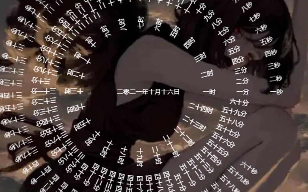 我有手机也有手表,但是就是不想用,我就是想用代码写一个罗盘时钟...