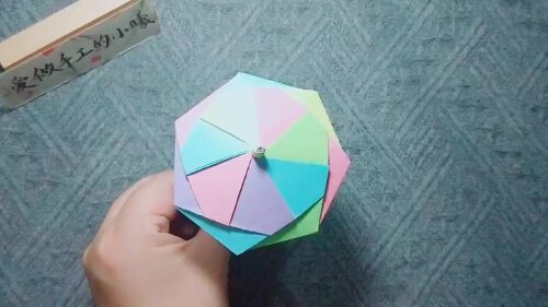 简单又好看的小雨伞折纸两分钟轻松学