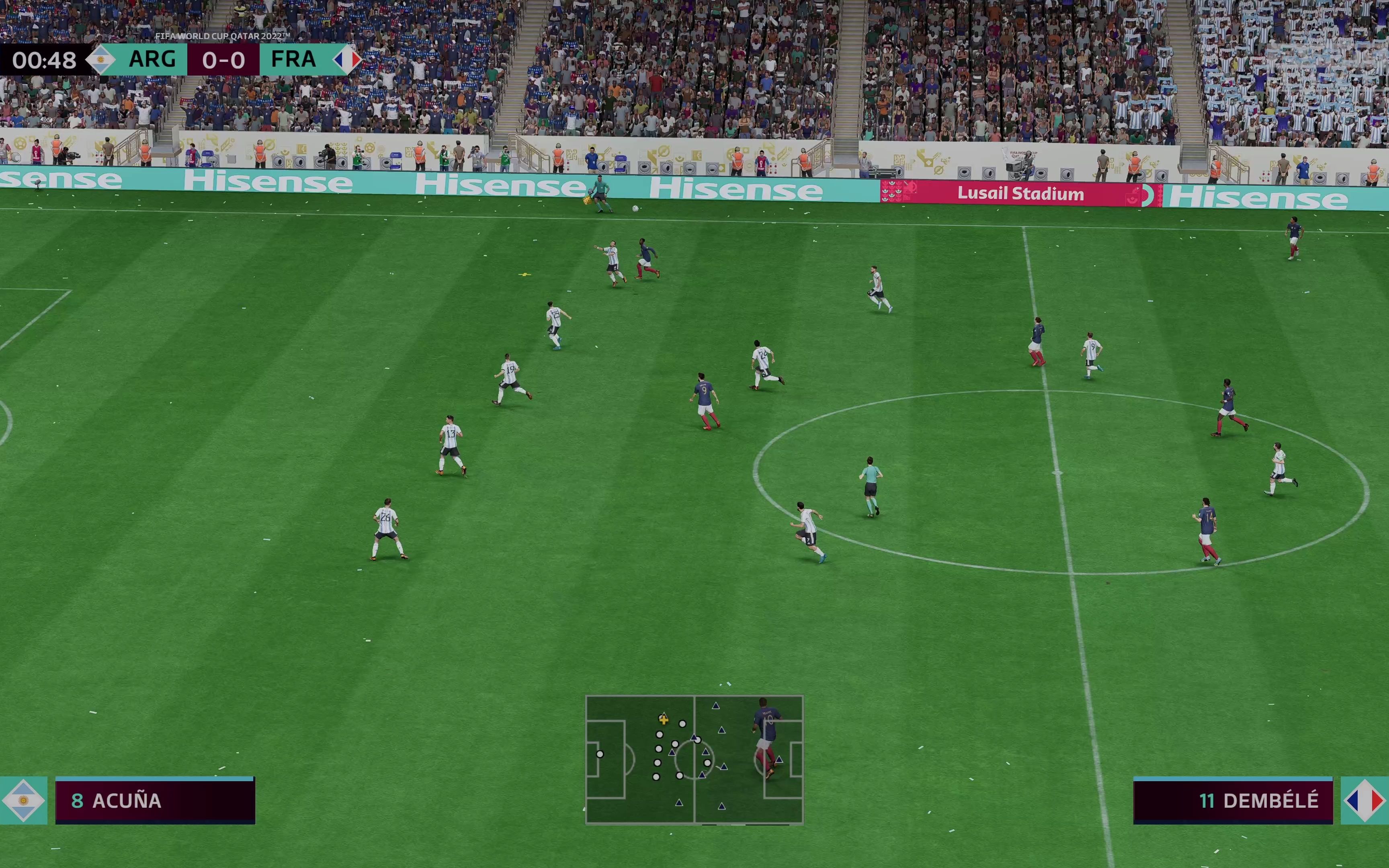 FIFA23模拟(世界级难度) 世界杯决赛阿根廷对法国