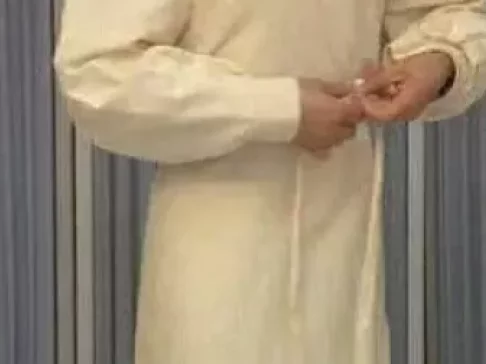 医学操作视频穿脱隔离衣