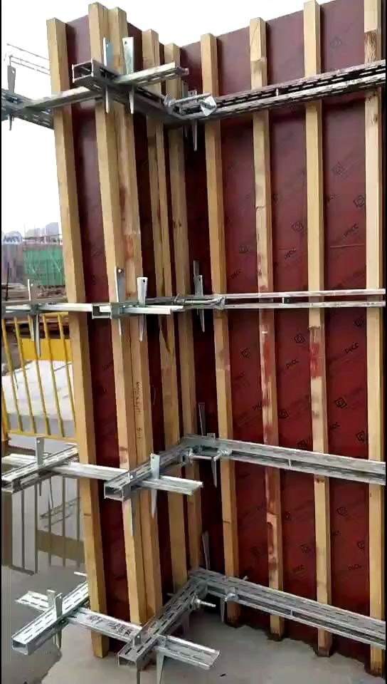 建筑墙体模板钢支撑系统