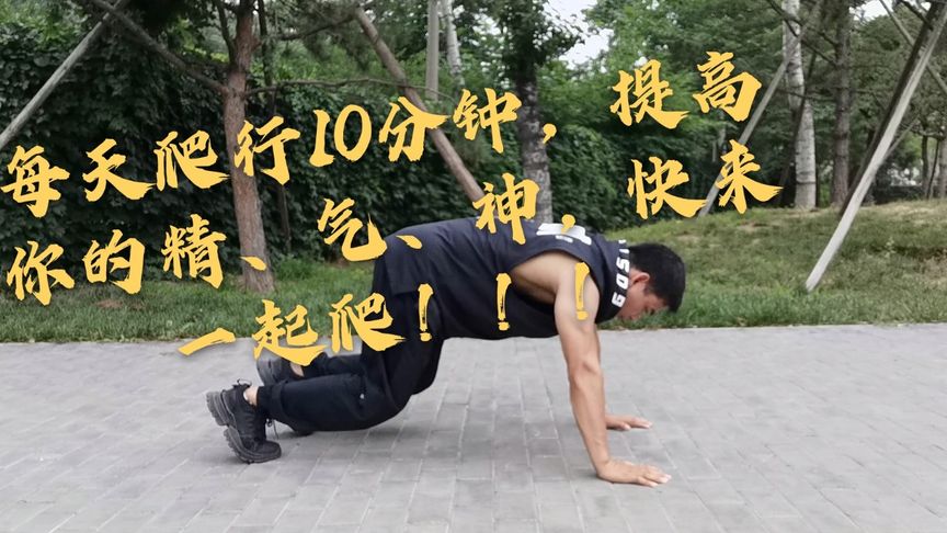 明天爬行10分钟,提高你的精、气、神,快来一起爬!