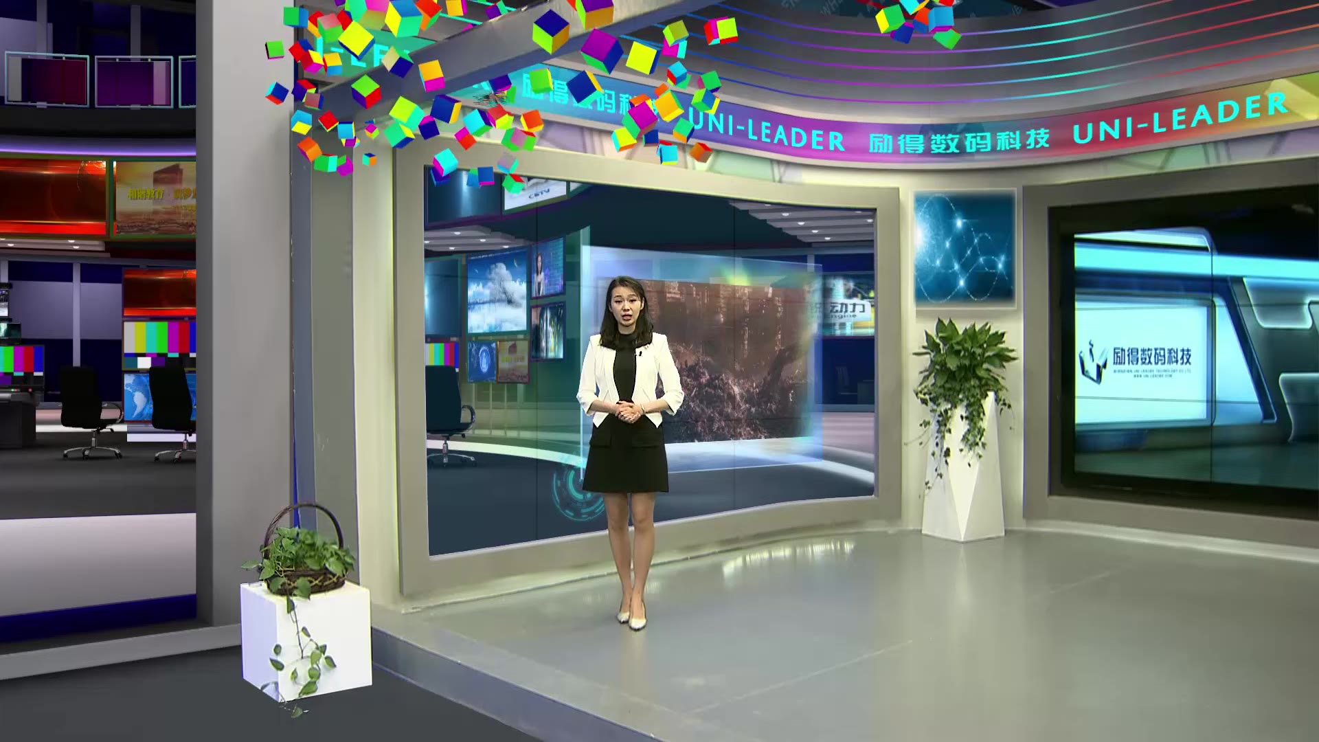 励得数码--融合现实虚拟演播室