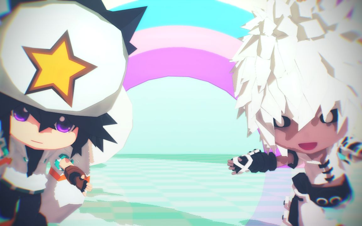 【凹凸世界MMD/Q版】咚咚向前。【雷狮&银爵】