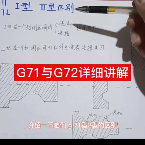 数控车床G71与G72编程一型与二型详细讲解