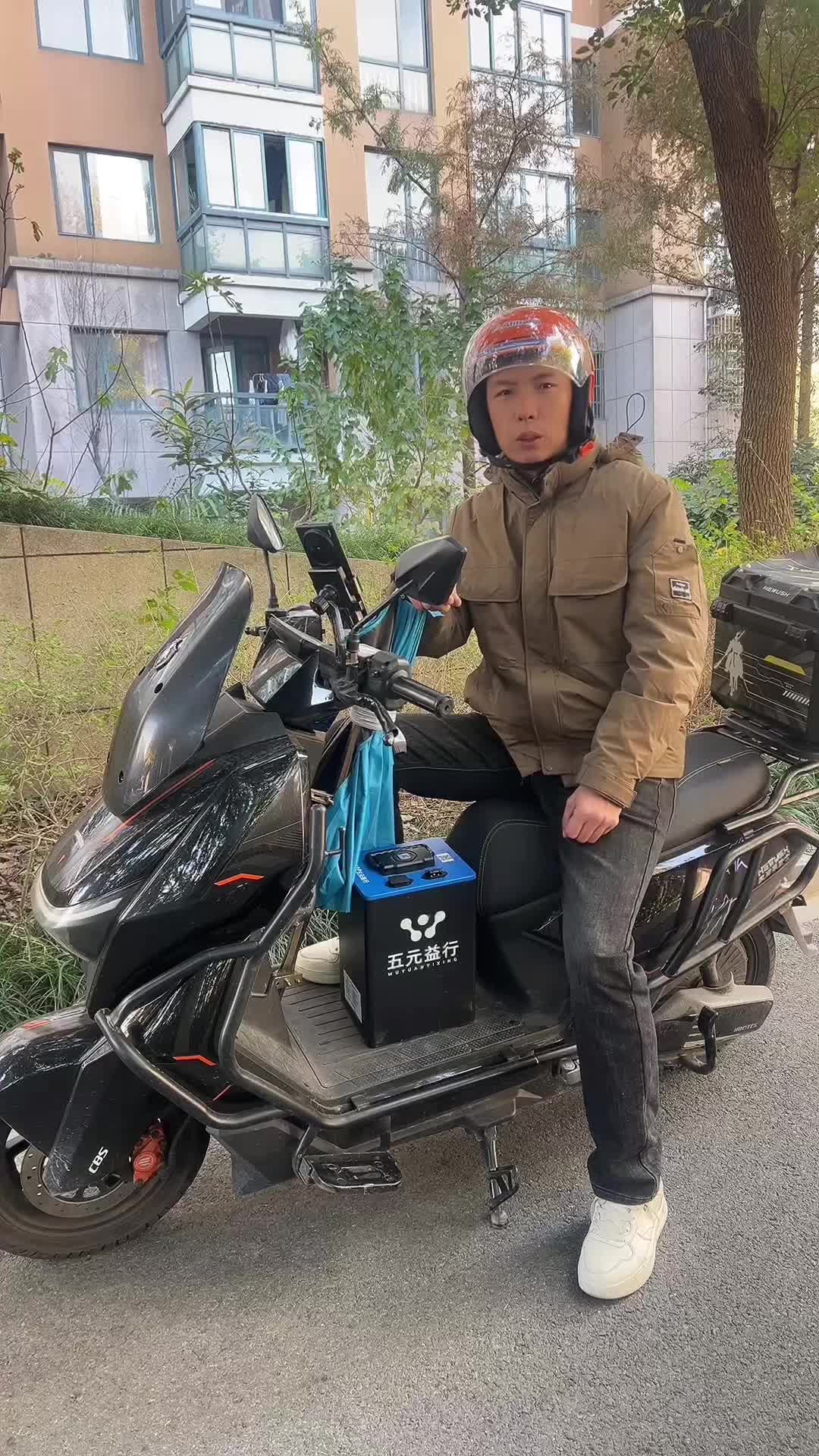 以后送外卖,你会用新新国标电动车吗?#益行换电#赛鸽黑武士tm890#...