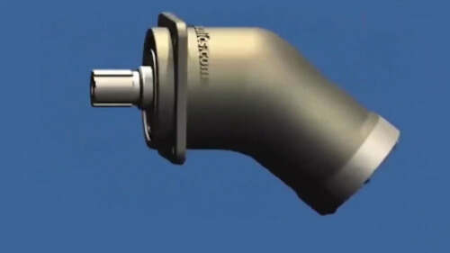 弯轴液压马达3D动画及分解演示,看完你懂了吗?