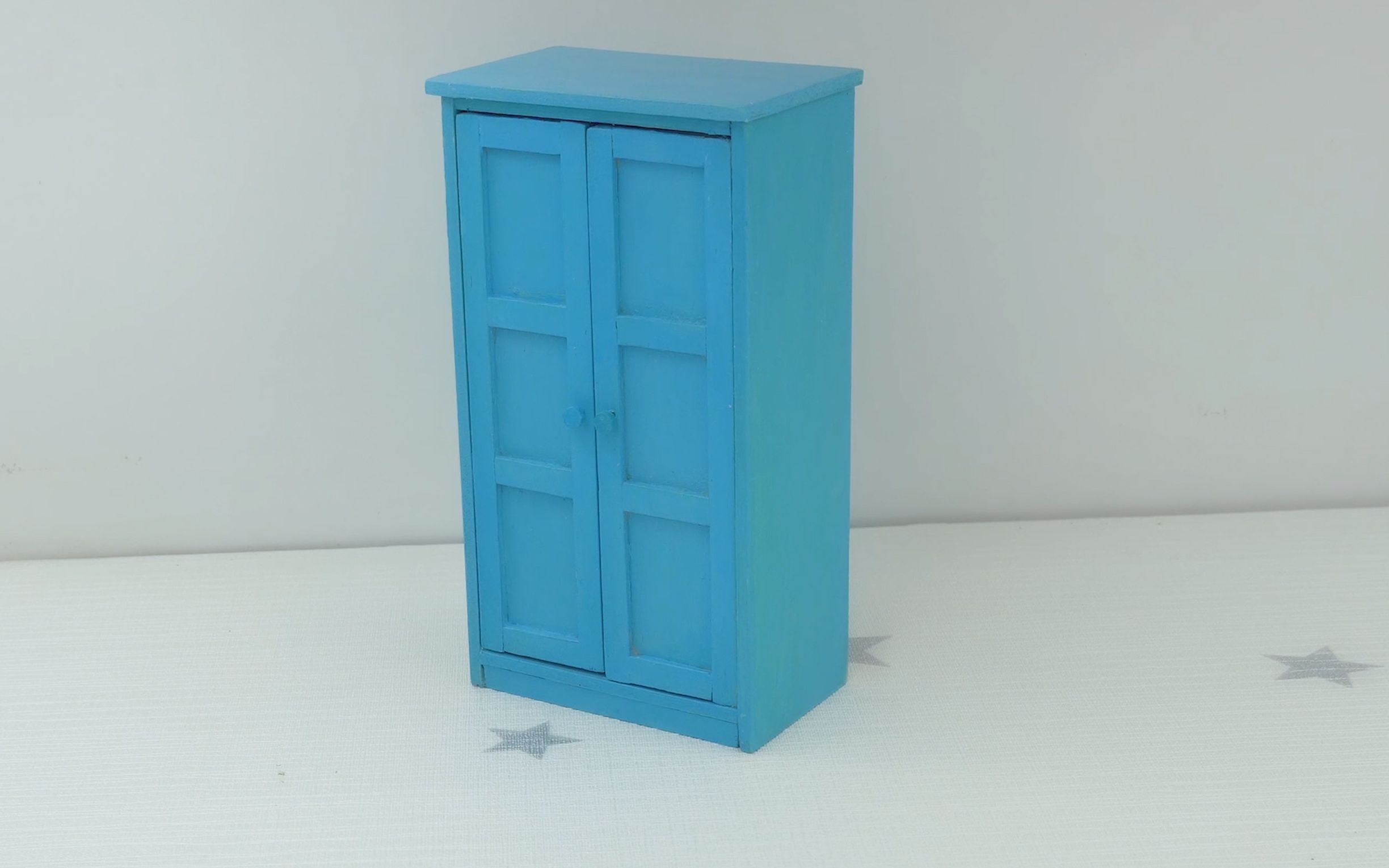 【微缩】DIY双门衣柜模型教程,娃娃屋必备哦,点收藏吧