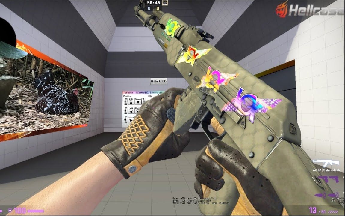 【CSGO】最 佳 持 枪 视 角