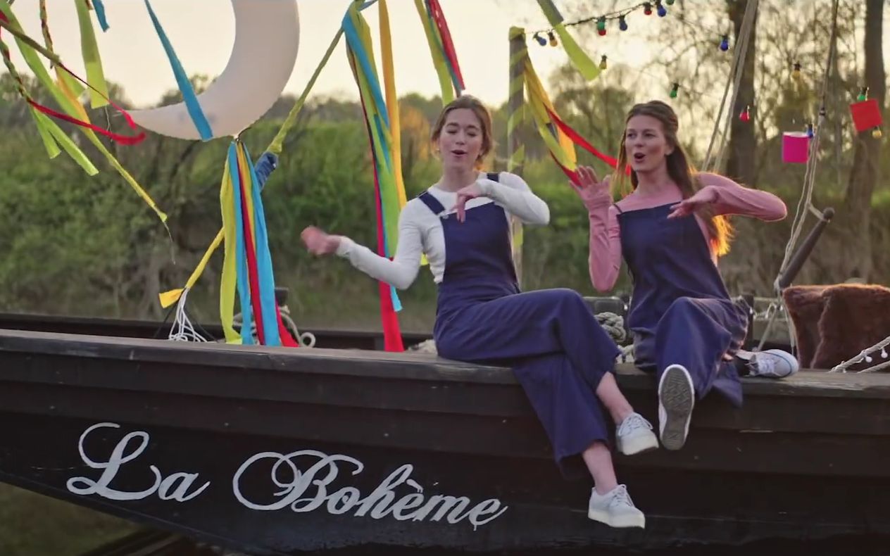 中法双语 | Donnez-moi par Les Frangines | 小船儿推开波浪