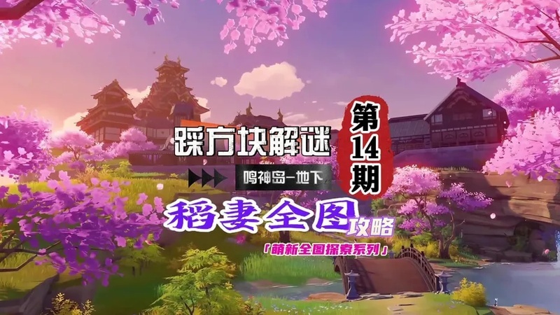 原神枫丹 稻妻全图攻略14期:荒海地下踩方块解谜! 原神