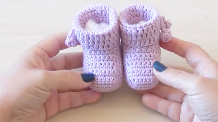 毛线编织宝宝鞋 怎么织宝宝鞋子 手工钩织教程