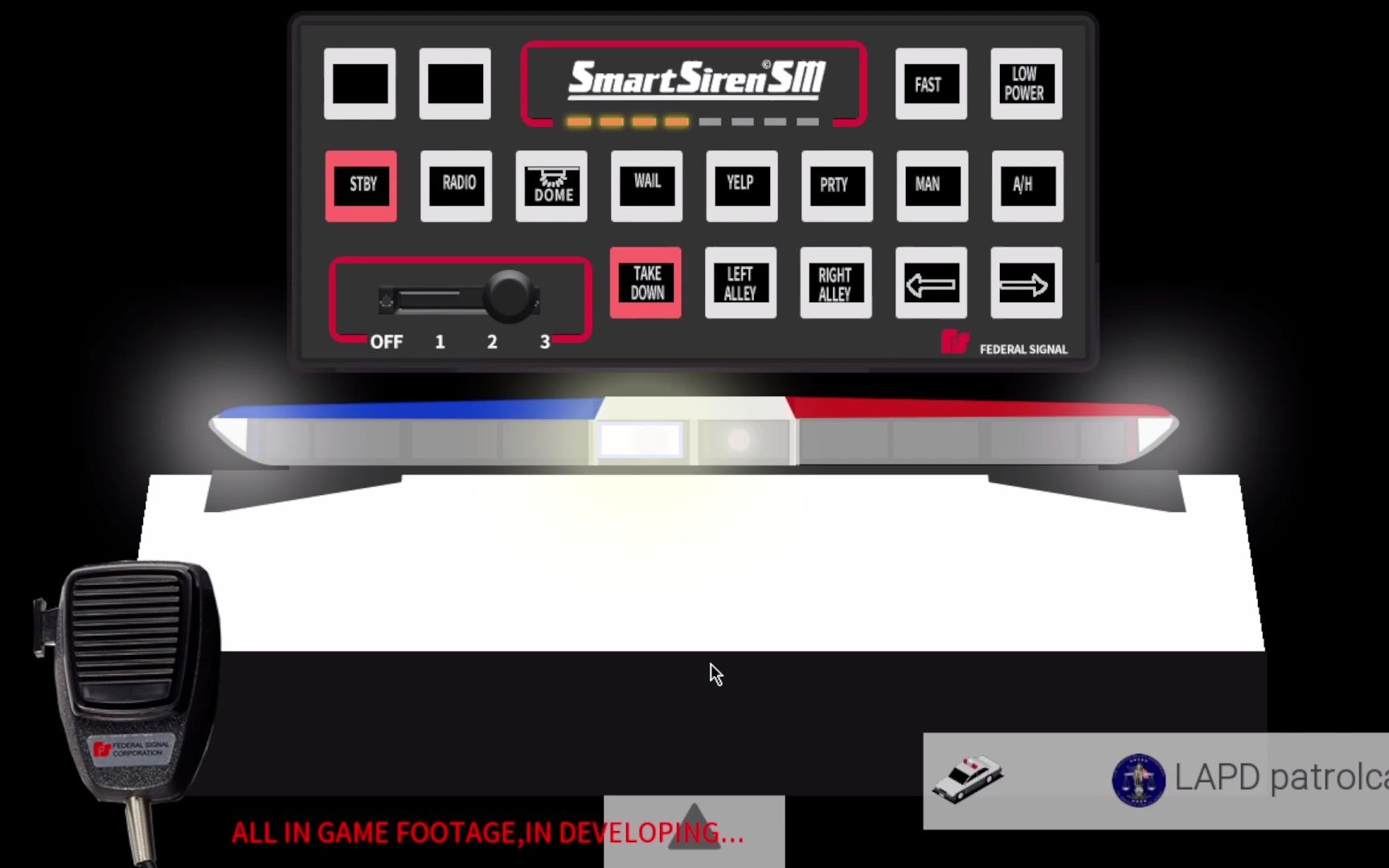 【siren开发日记】lapd前主力爆闪 fedsig arjent s2 频闪模式和takedown...