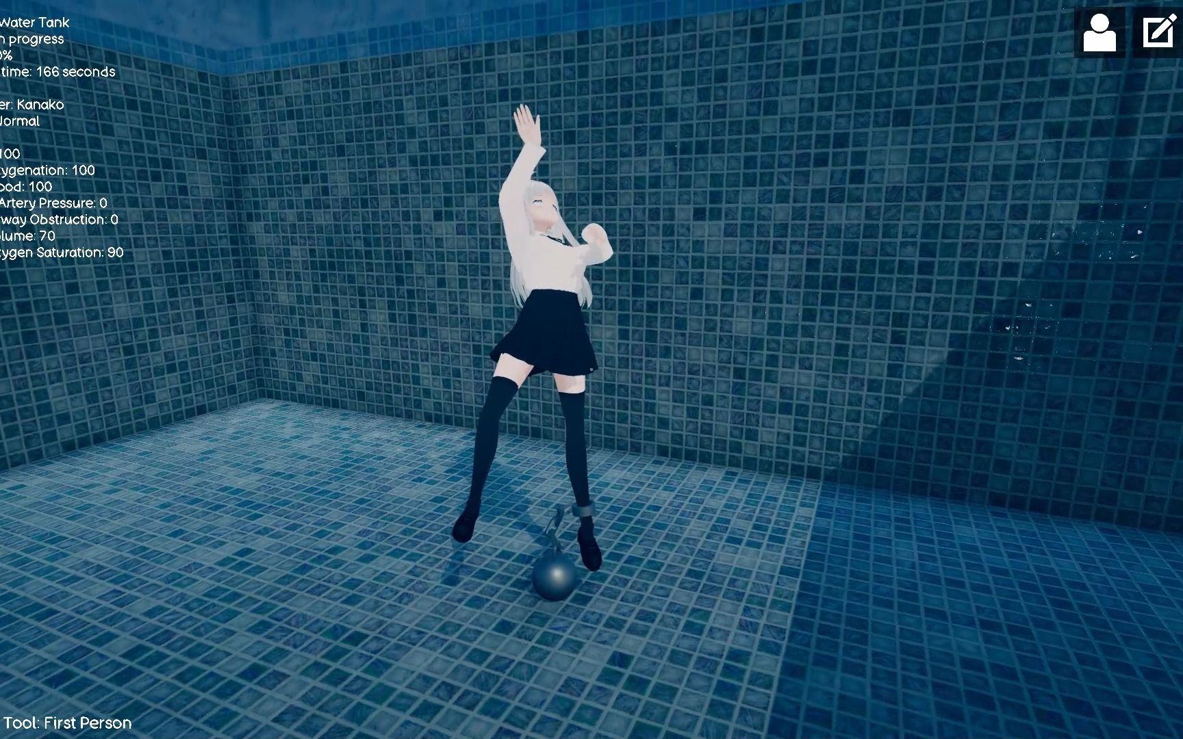 体验第一人称溺水与CPR急救的模拟器