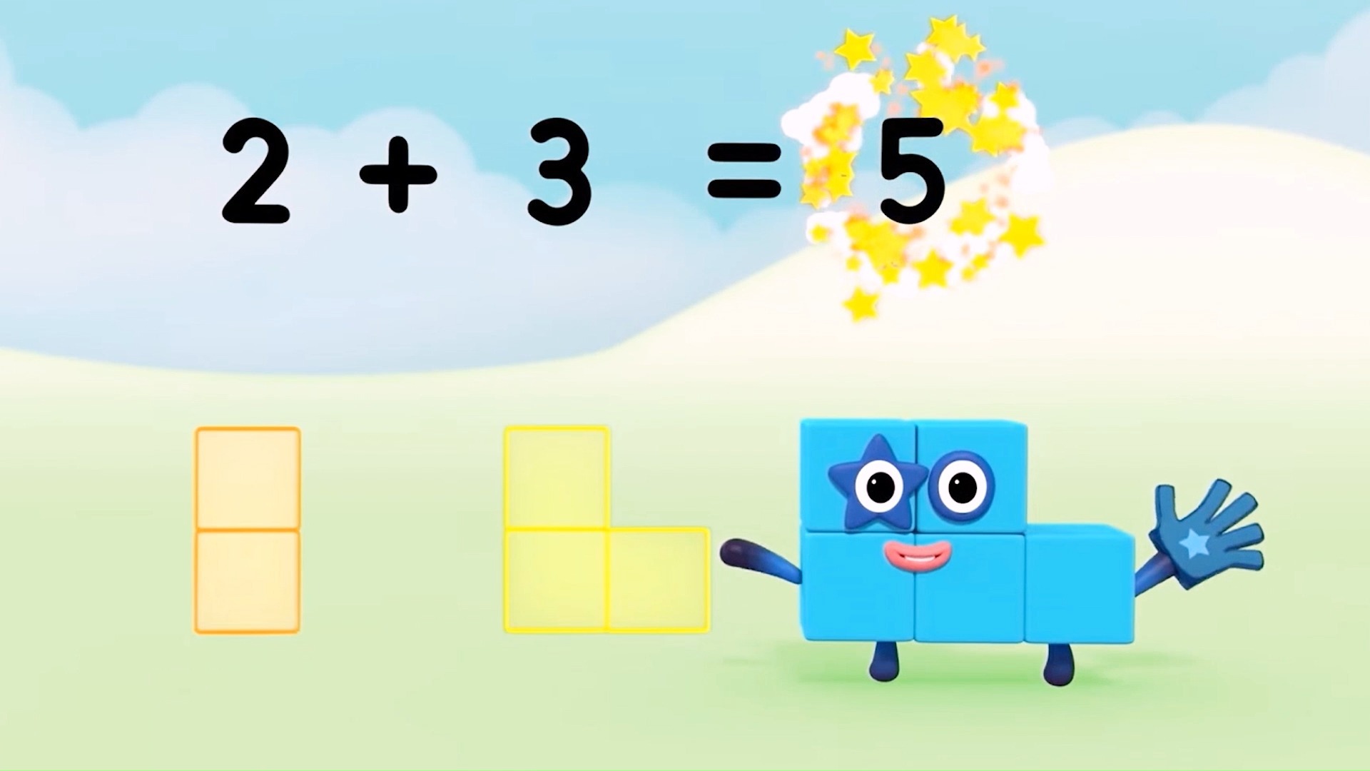 数字方块们玩抓迷藏,看看谁更厉害!趣味动画