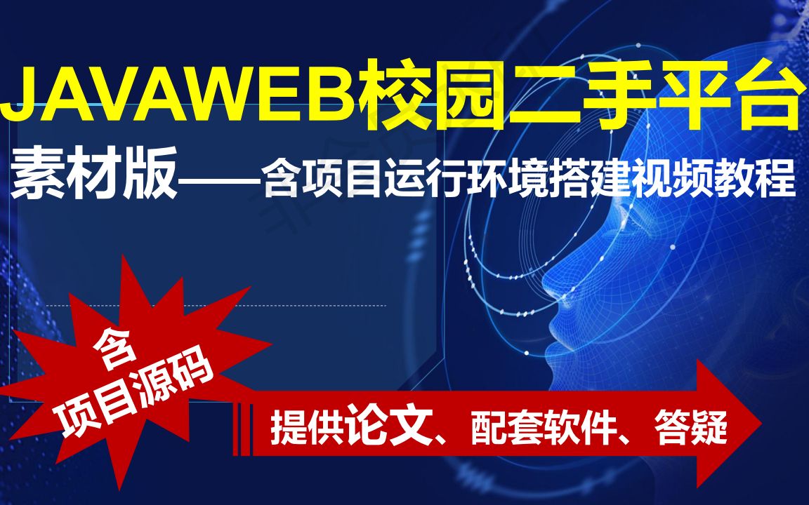 A计算机毕业设计校园二手平台(含源码论文等) java课程设计/毕业设计...