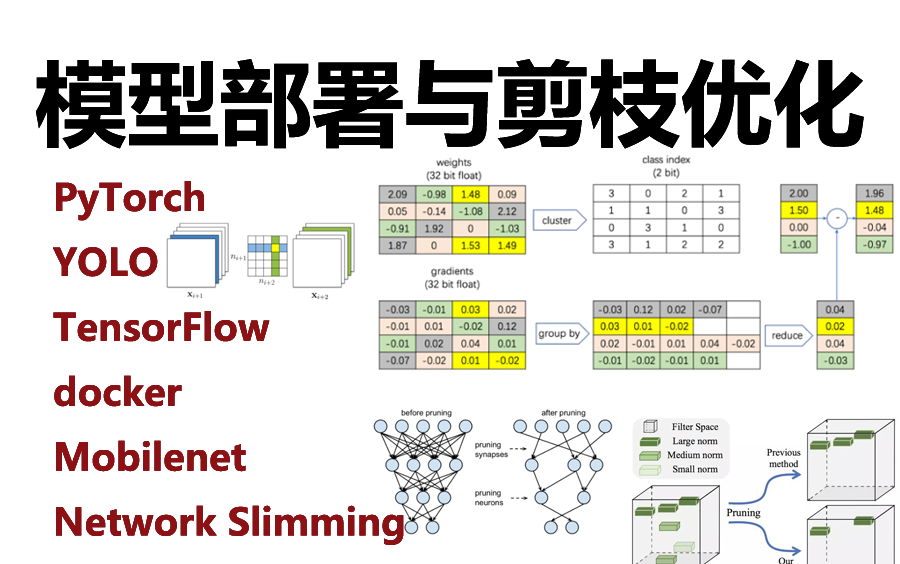 ...人该学的!2024年B站最完整的【深度学习模型部署与剪枝优化】教程...