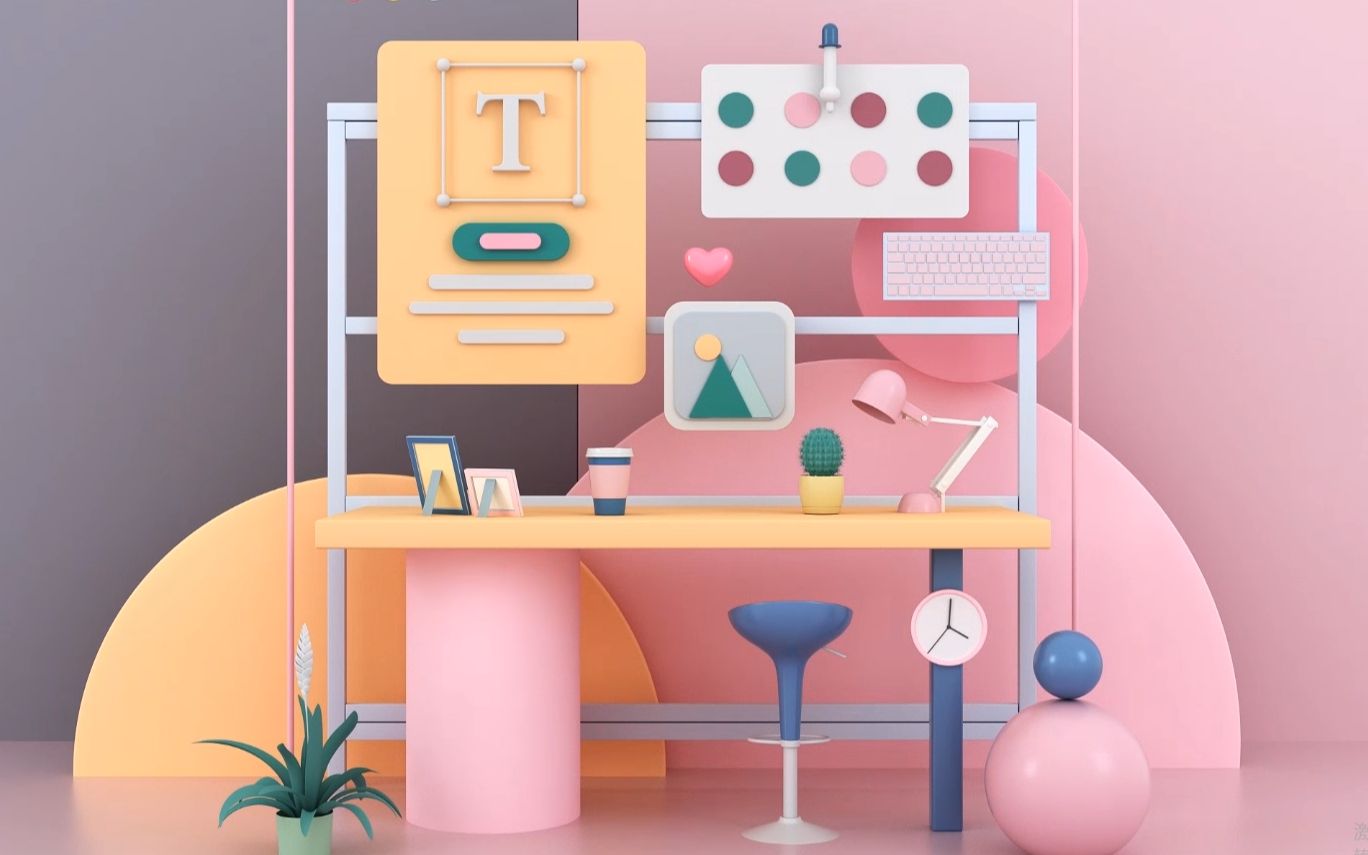 【C4D教程】新手向C4D动画教程:弹动场景动画制作