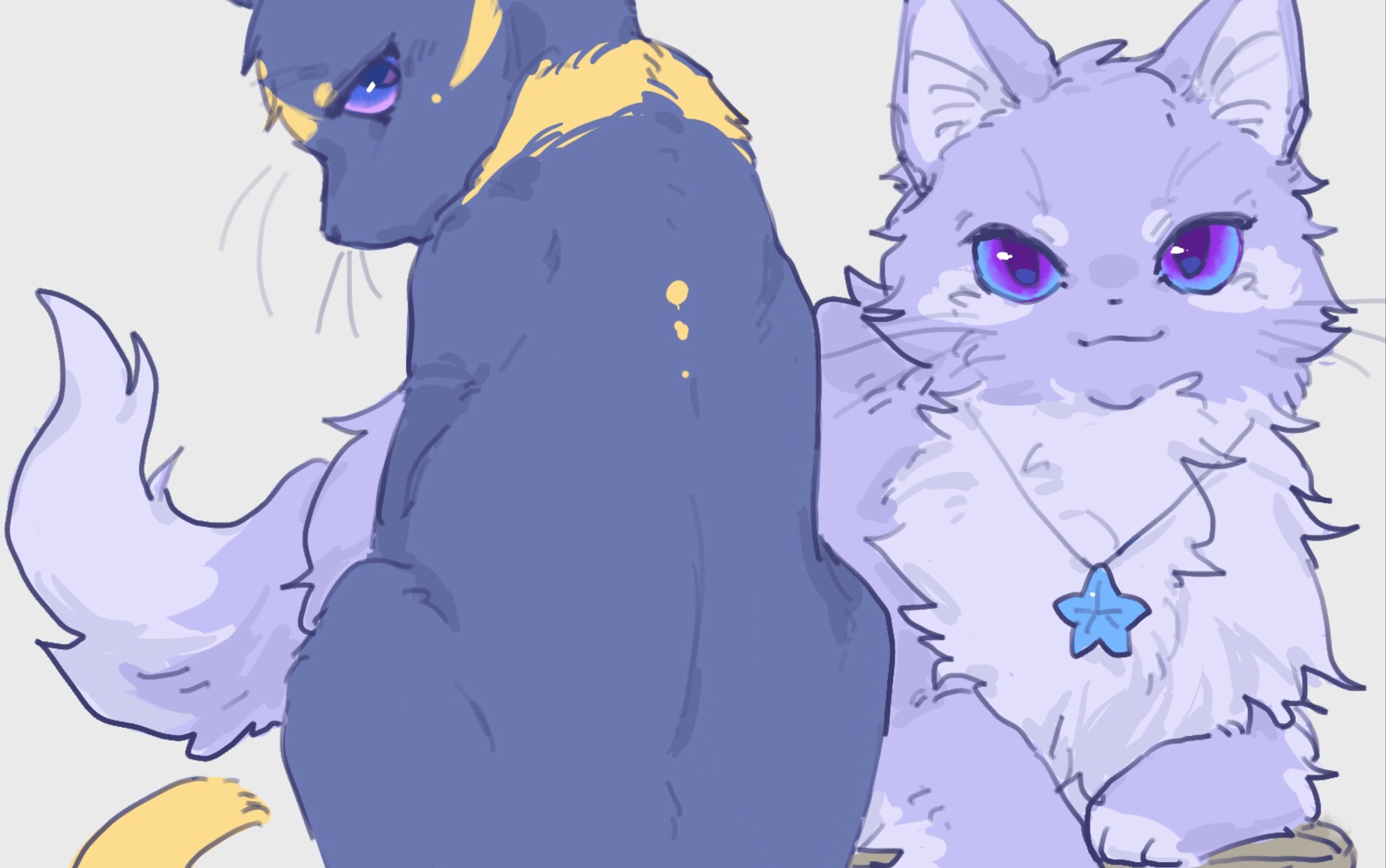 【绘画教程】画猫猫(三.毛感画法篇)