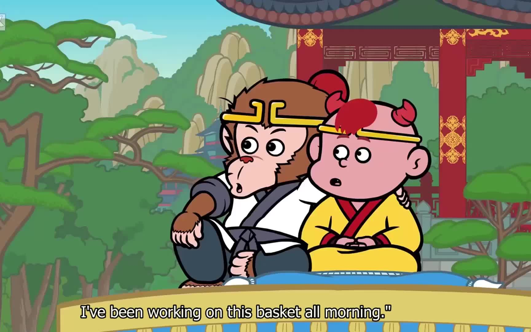 适合高中生看的西游记英语动画片108集61-80带清晰英文字幕