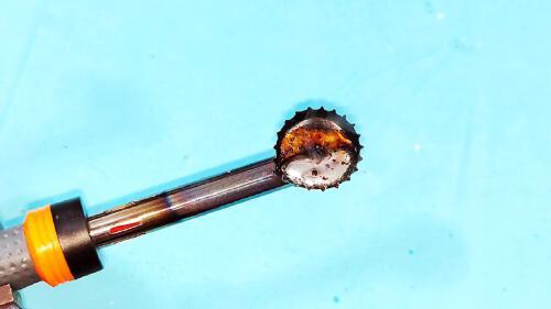 新手电工这样用电烙铁,烫锡速度可真快,20年老电工也大开眼界了